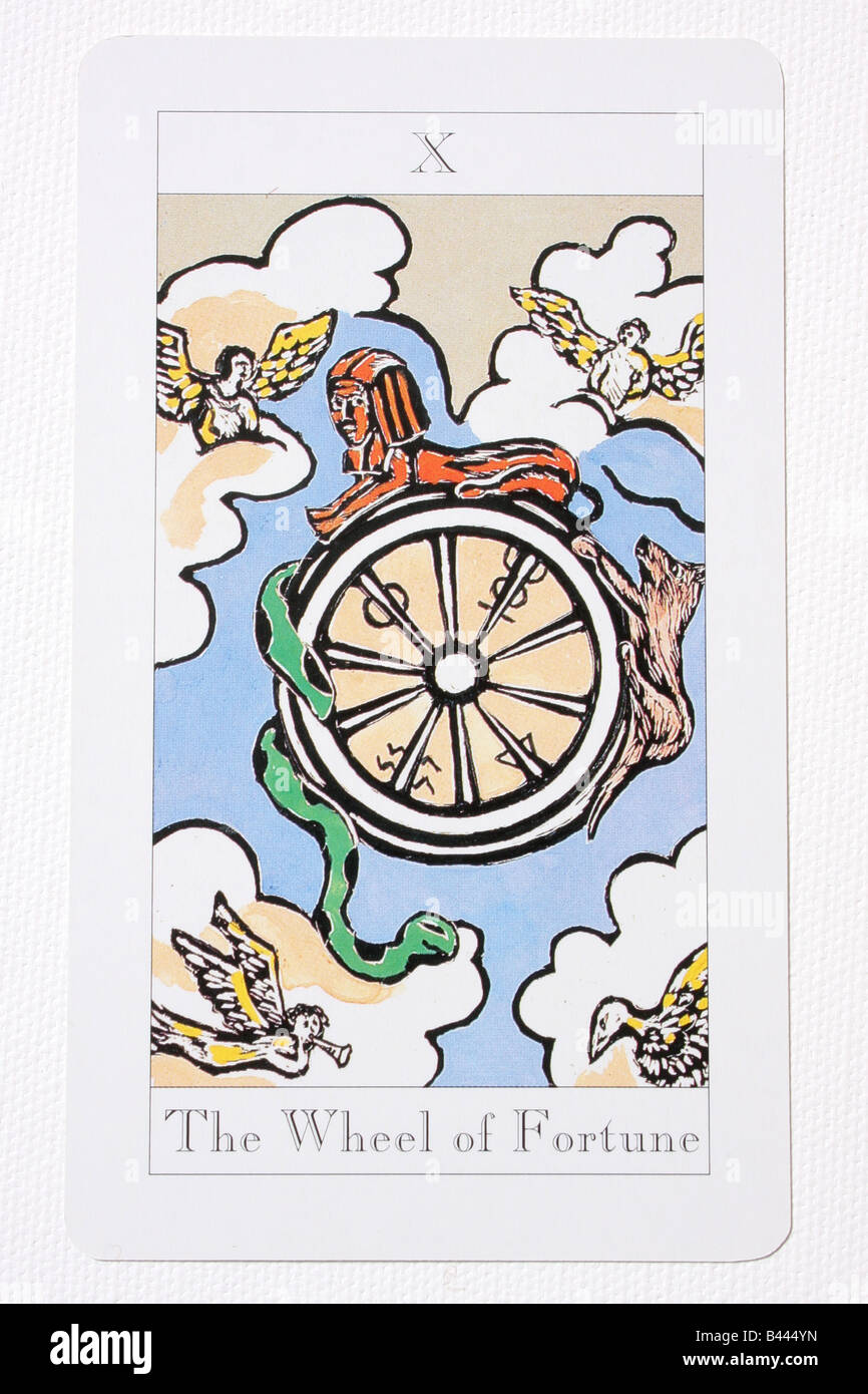 Wheel of fortune tarot card hi-res stock photography and images - Alamy
