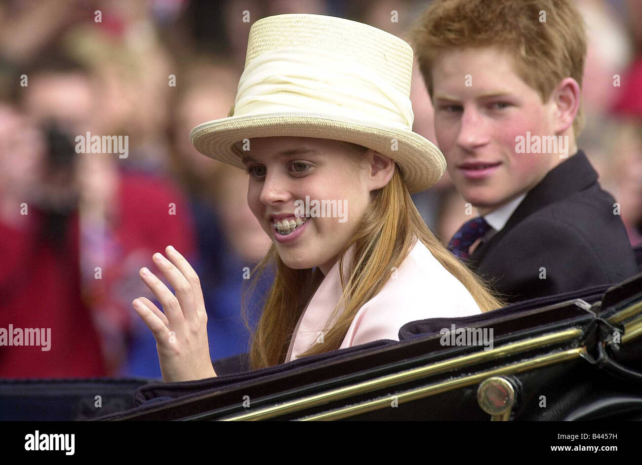 Queen Elizabeth Golden Jubilee celebrations June 2002 Prince Harry and ...
