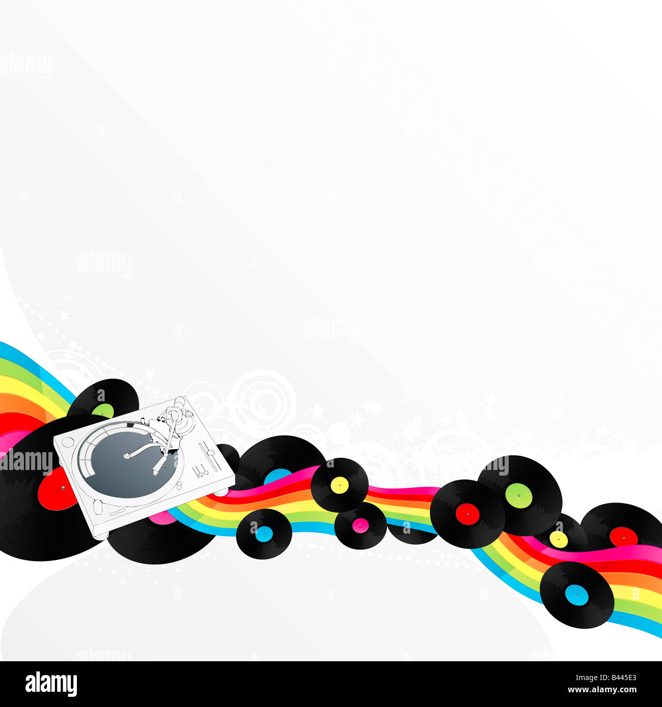 Abstract rainbow background turntable hi-res stock photography and ...