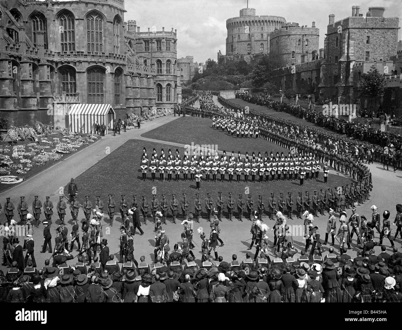 The funeral of King Edward VII May 1910 Edward died at Sandringham on ...
