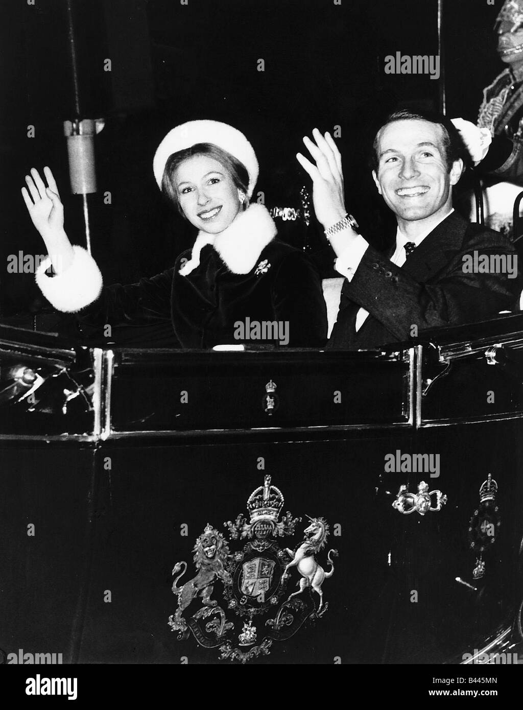 Princess anne and princess royal mark phillips hi-res stock photography ...