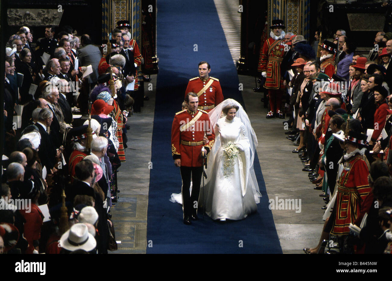 Princess anne wedding 1973 hi-res stock photography and images - Alamy