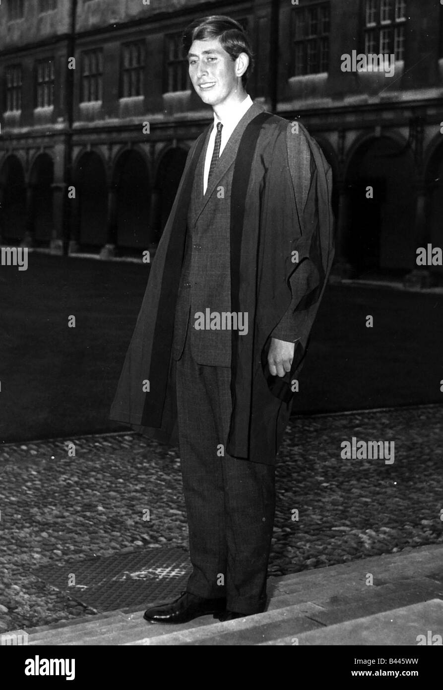 Prince charles university cambridge Black and White Stock Photos ...