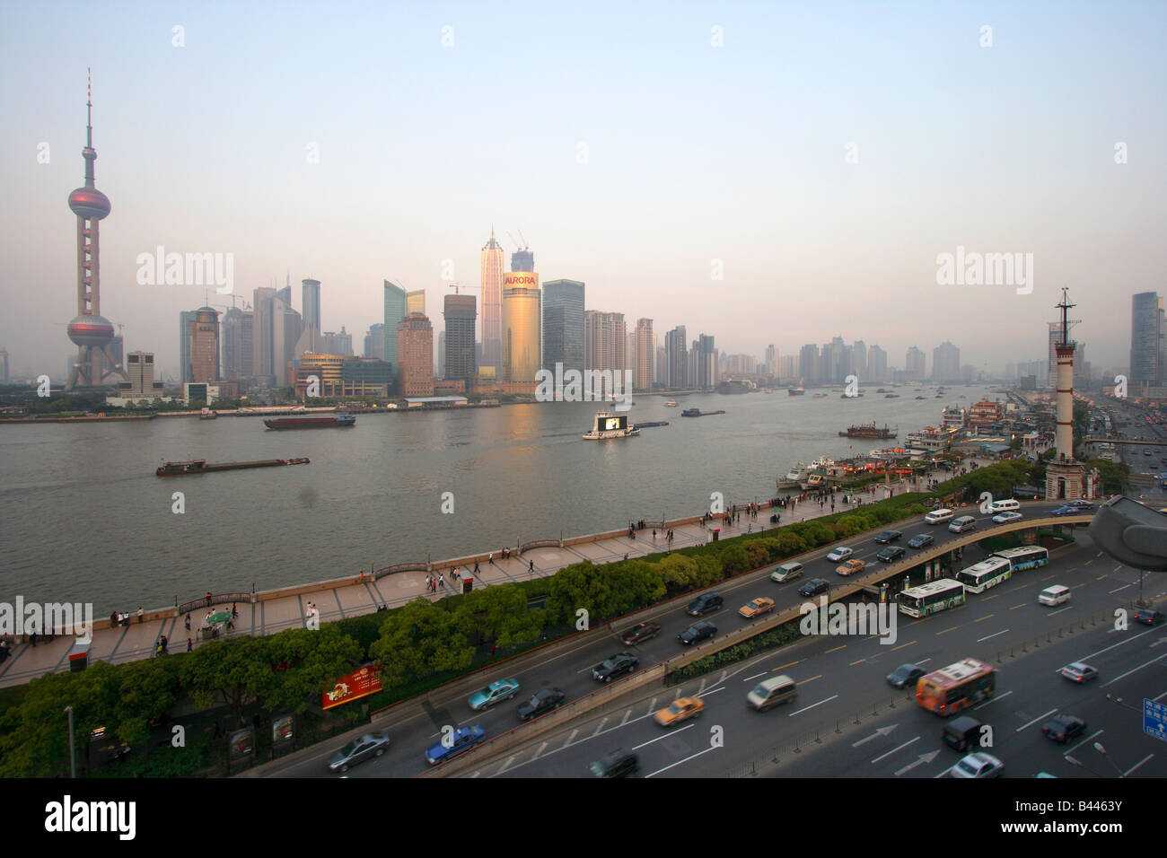 Skyline of Pudong, Shanghai, China Stock Photo - Alamy