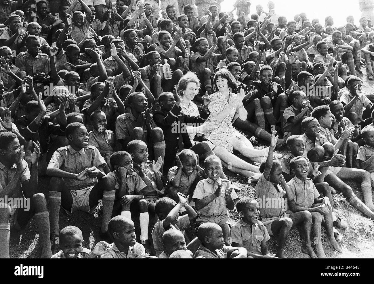 Princess anne valerie singleton Black and White Stock Photos & Images ...