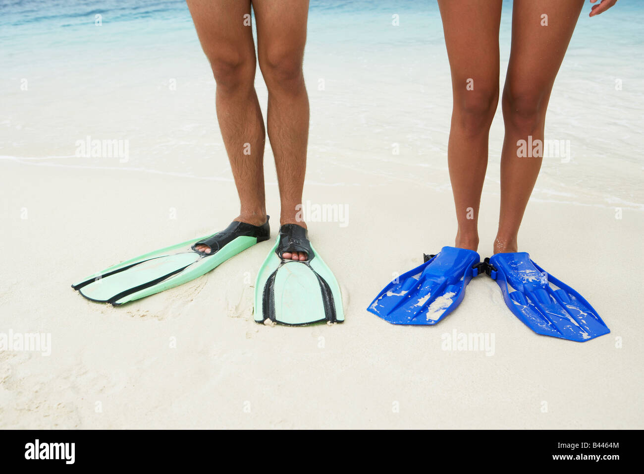 Wearing flippers hi-res stock photography and images - Alamy