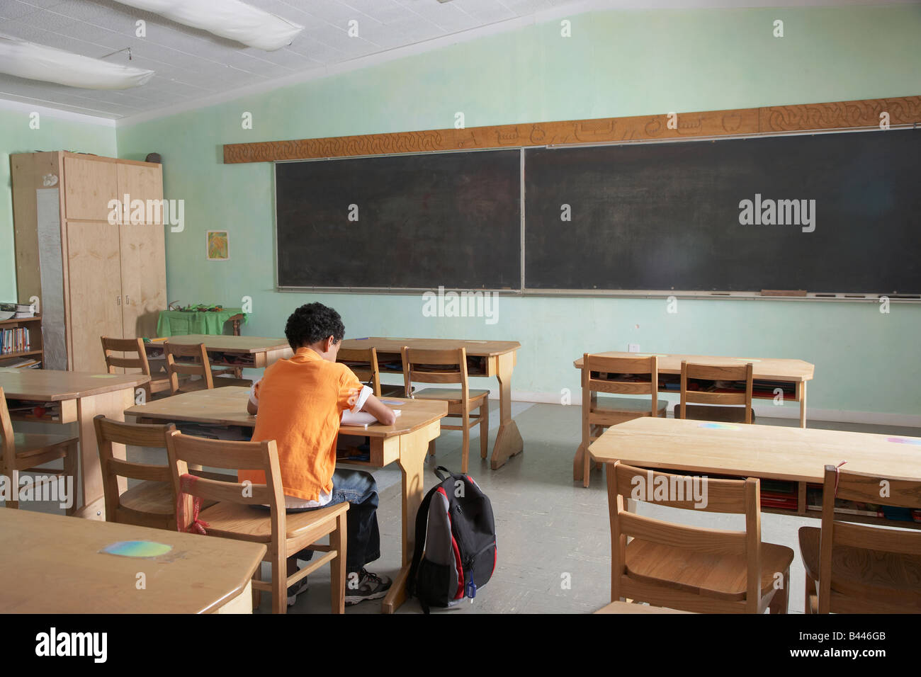 Detention classroom hi-res stock photography and images - Alamy