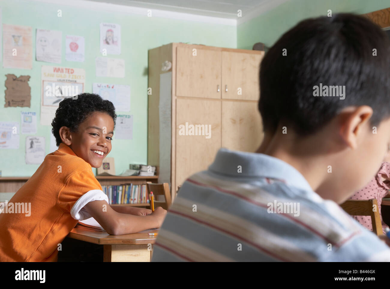 Group of only boys study hi-res stock photography and images - Alamy