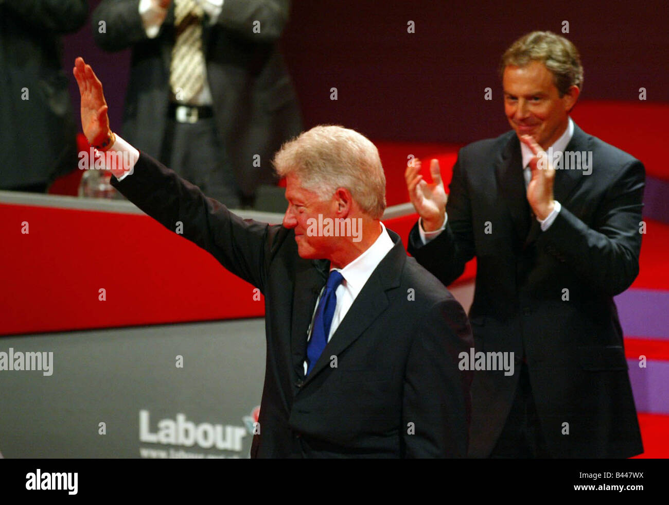 Illuminati Bill Clinton Waving