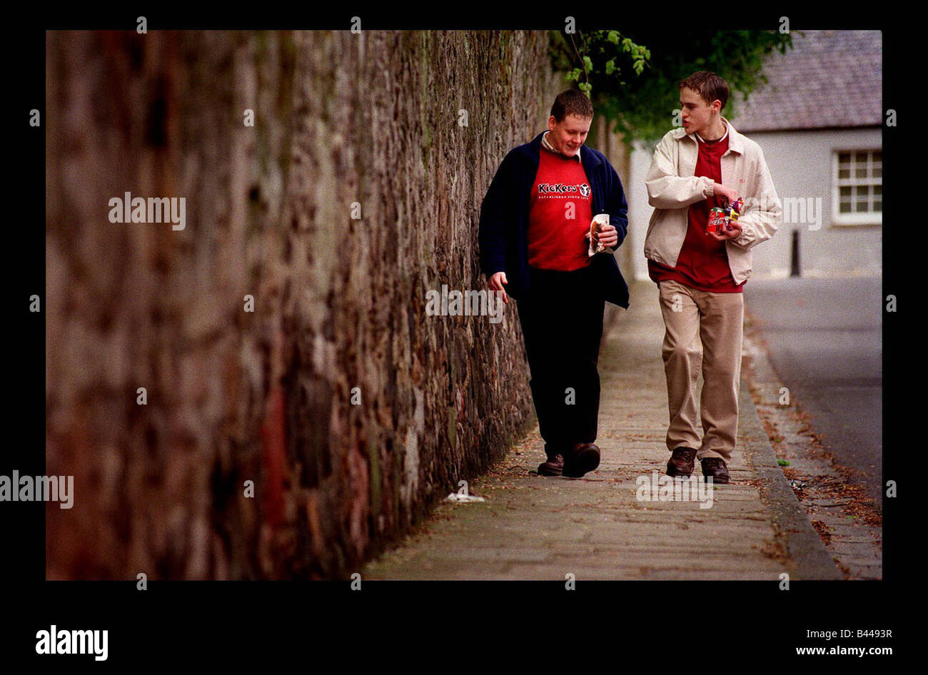 Edinburgh gangs feature May 1998 teenage boys Ross Marrins blue jacket ...