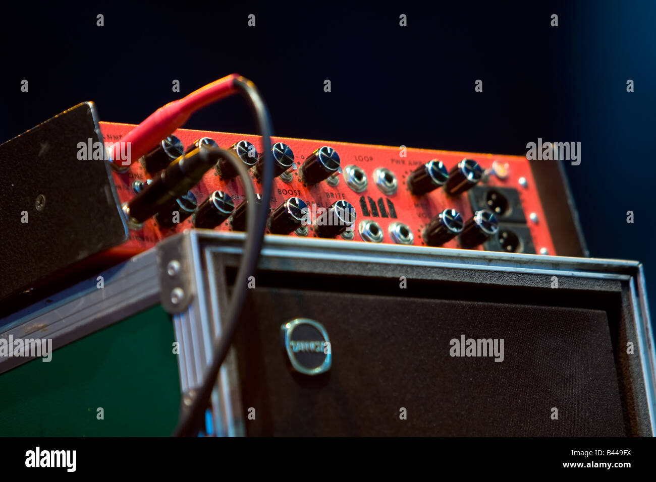 Guitar Amplifier Plugged in Stock Photo - Alamy