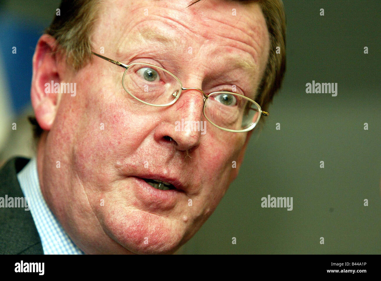David trimble leader of the ulster unionist party hi-res stock ...