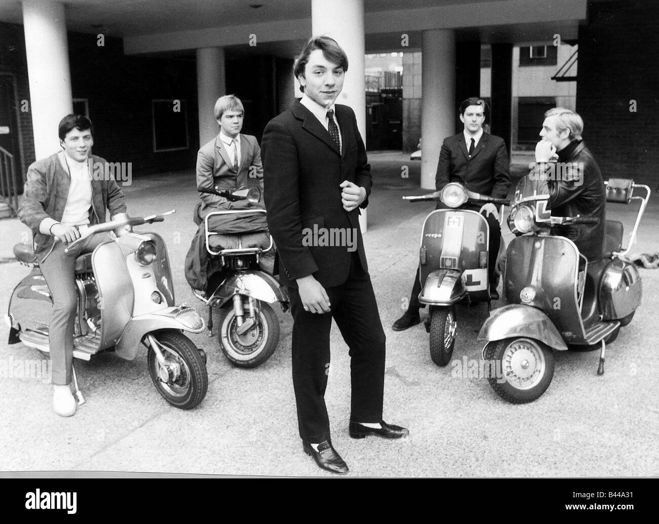 Mods Youth Eddie Pillar from Loughton Essex May 1982 Stock Photo - Alamy