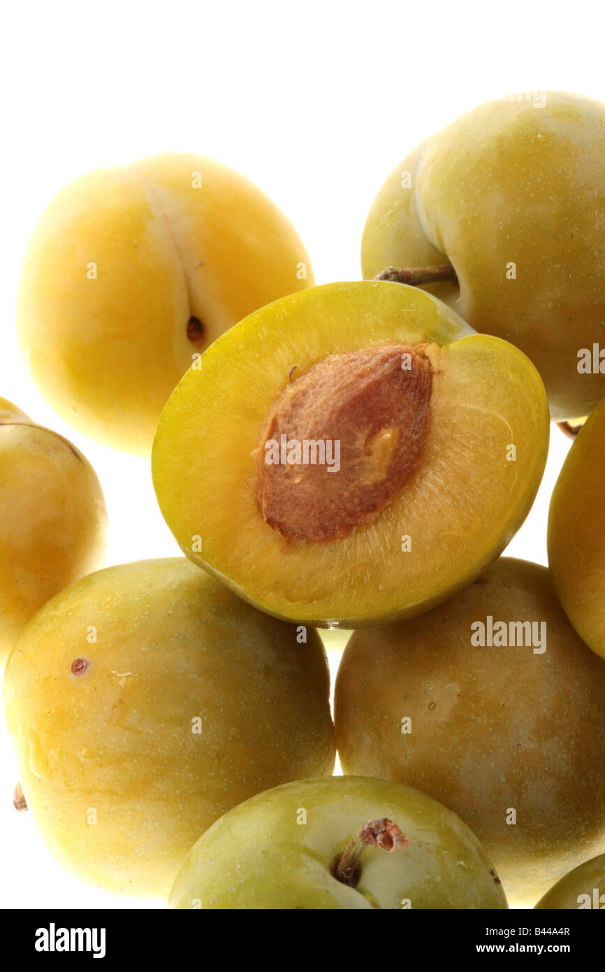 Greengages greengage plum plums healthy fruit fruits food hi-res stock ...