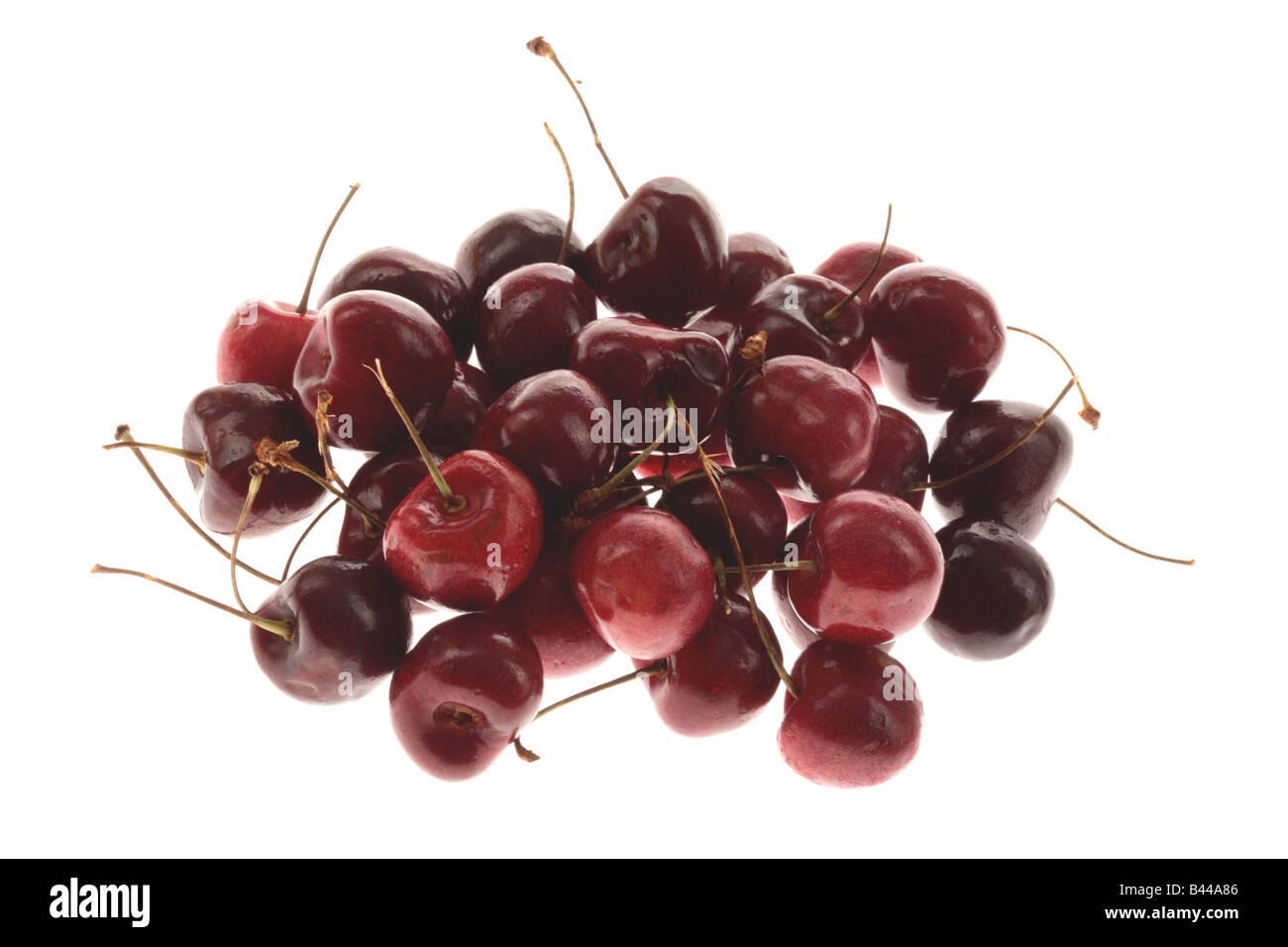 Bunch cherries Cut Out Stock Images & Pictures - Alamy