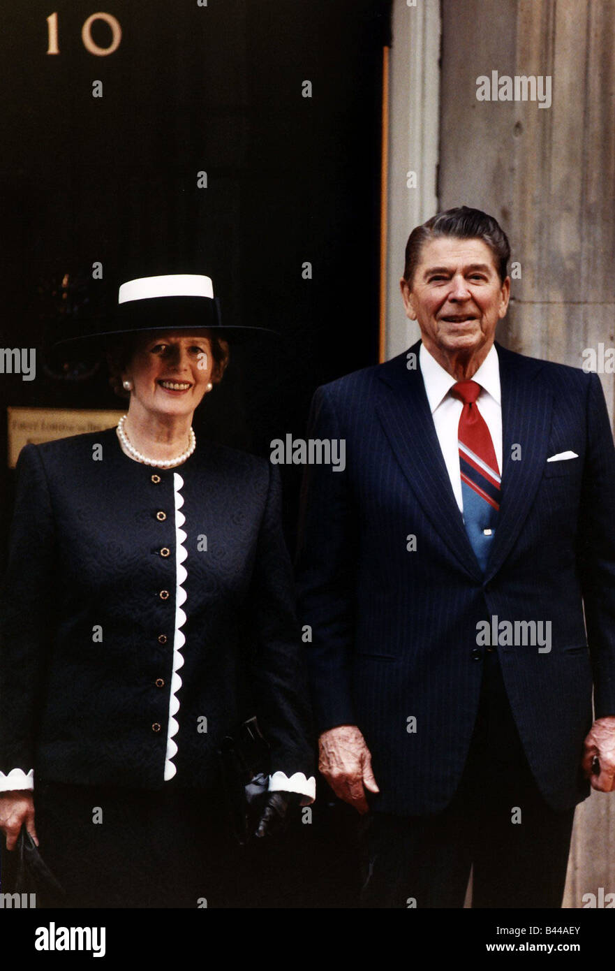 Ronald Reagan president of the United States of America and Margaret ...