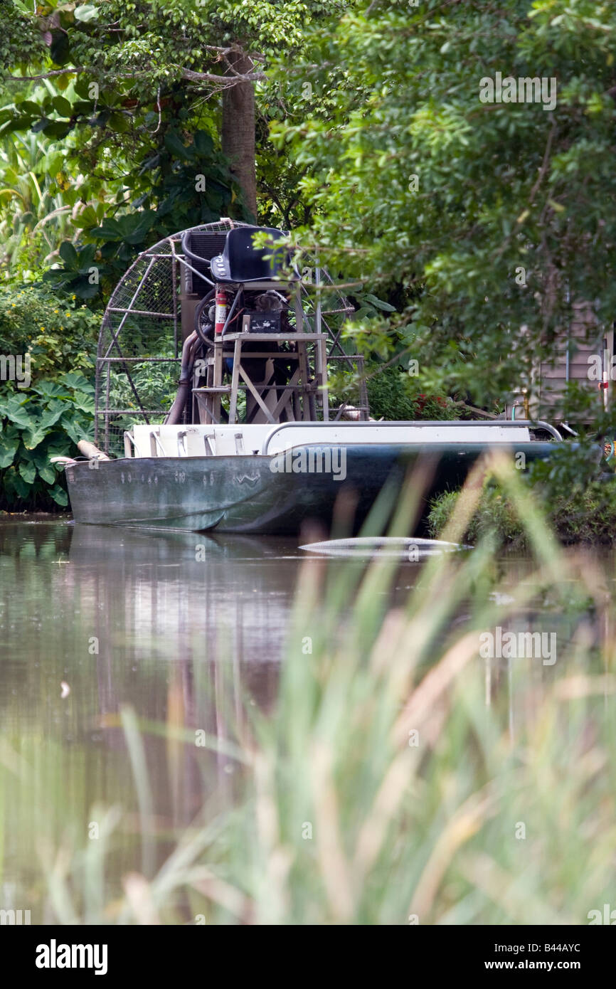 Airboat on water, Florida Everglades, USA Stock Photo - Alamy