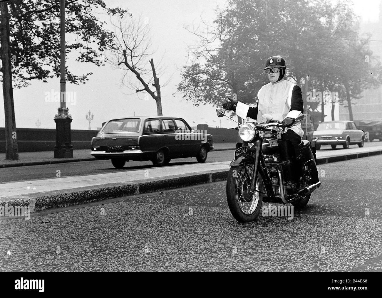 Police motorcycles Black and White Stock Photos & Images - Alamy