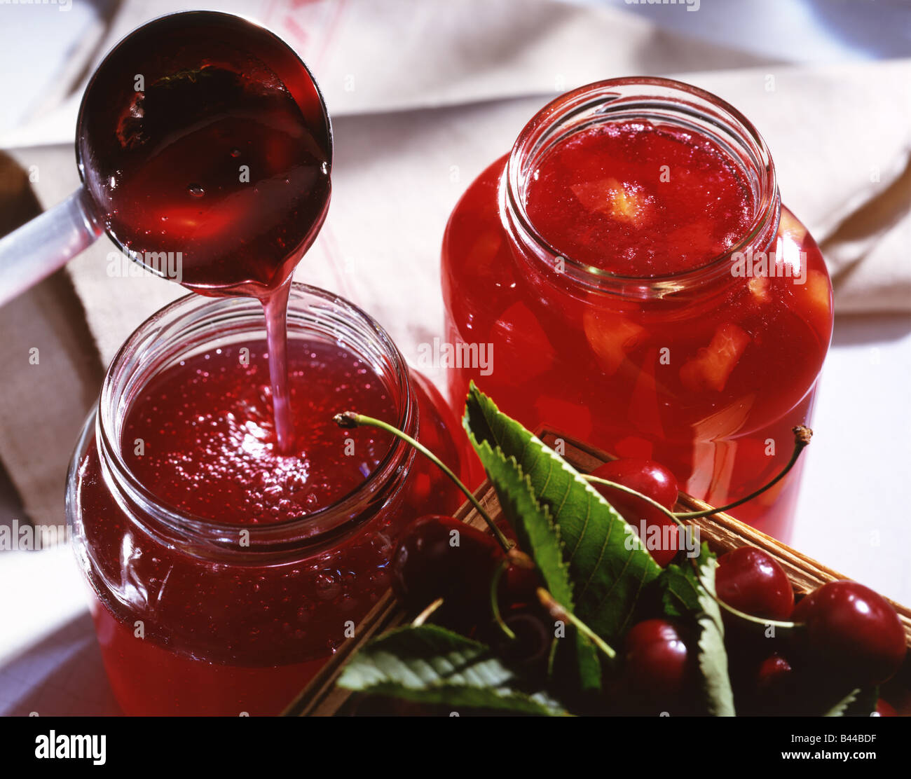 Summer fruit jam Stock Photo - Alamy
