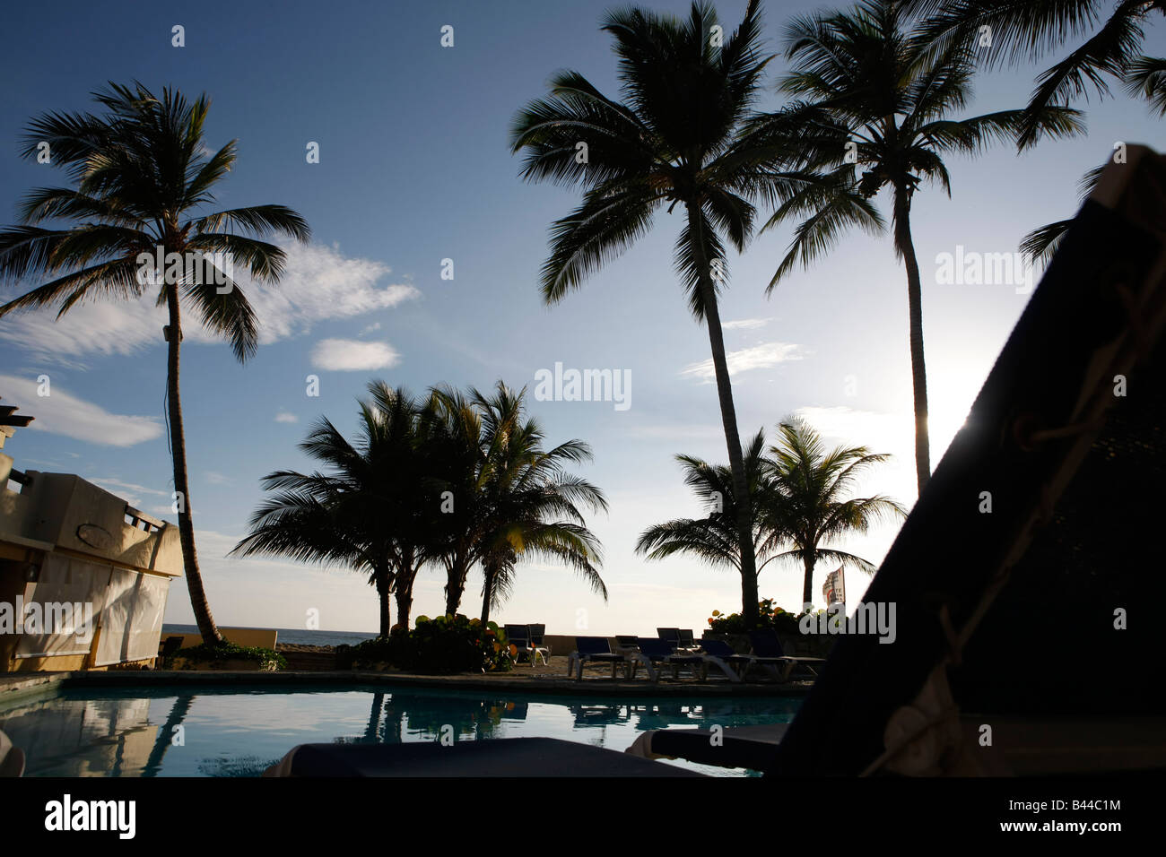 caribbean swimming pool in the Dominican Republic Stock Photo - Alamy