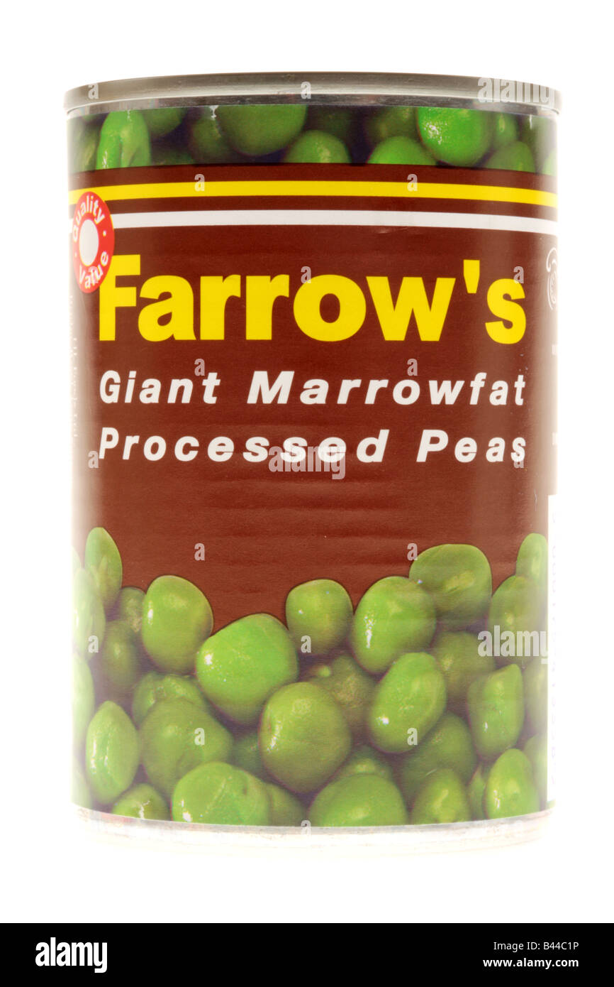 Tin of Marrowfat Peas Stock Photo - Alamy