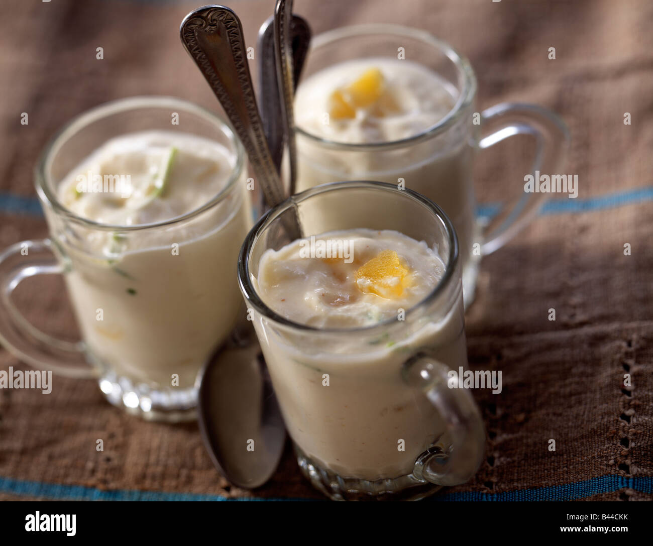 Rum and ginger cream dessert Stock Photo - Alamy