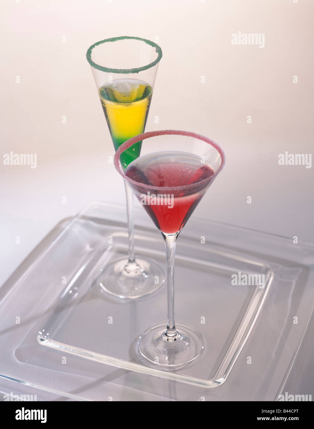 Vera cruz and revolucion alcoholic cocktails Stock Photo - Alamy