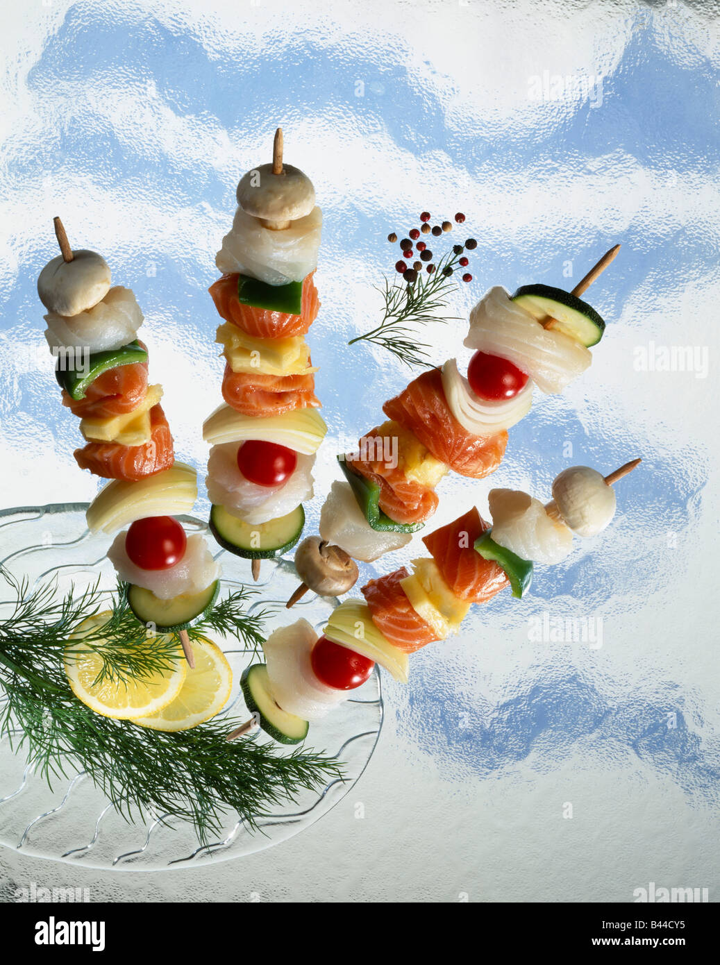 Fish skewer with dill hi-res stock photography and images - Alamy