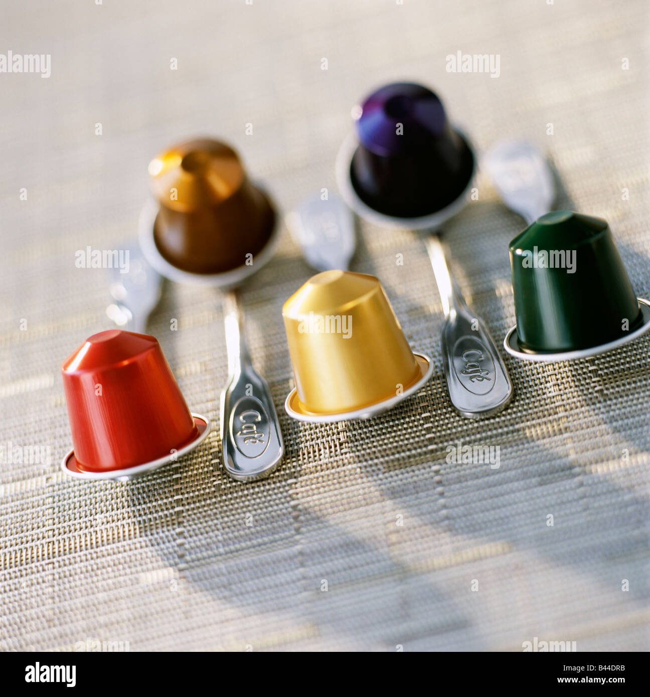 Capsules of Nespresso coffee Stock Photo - Alamy