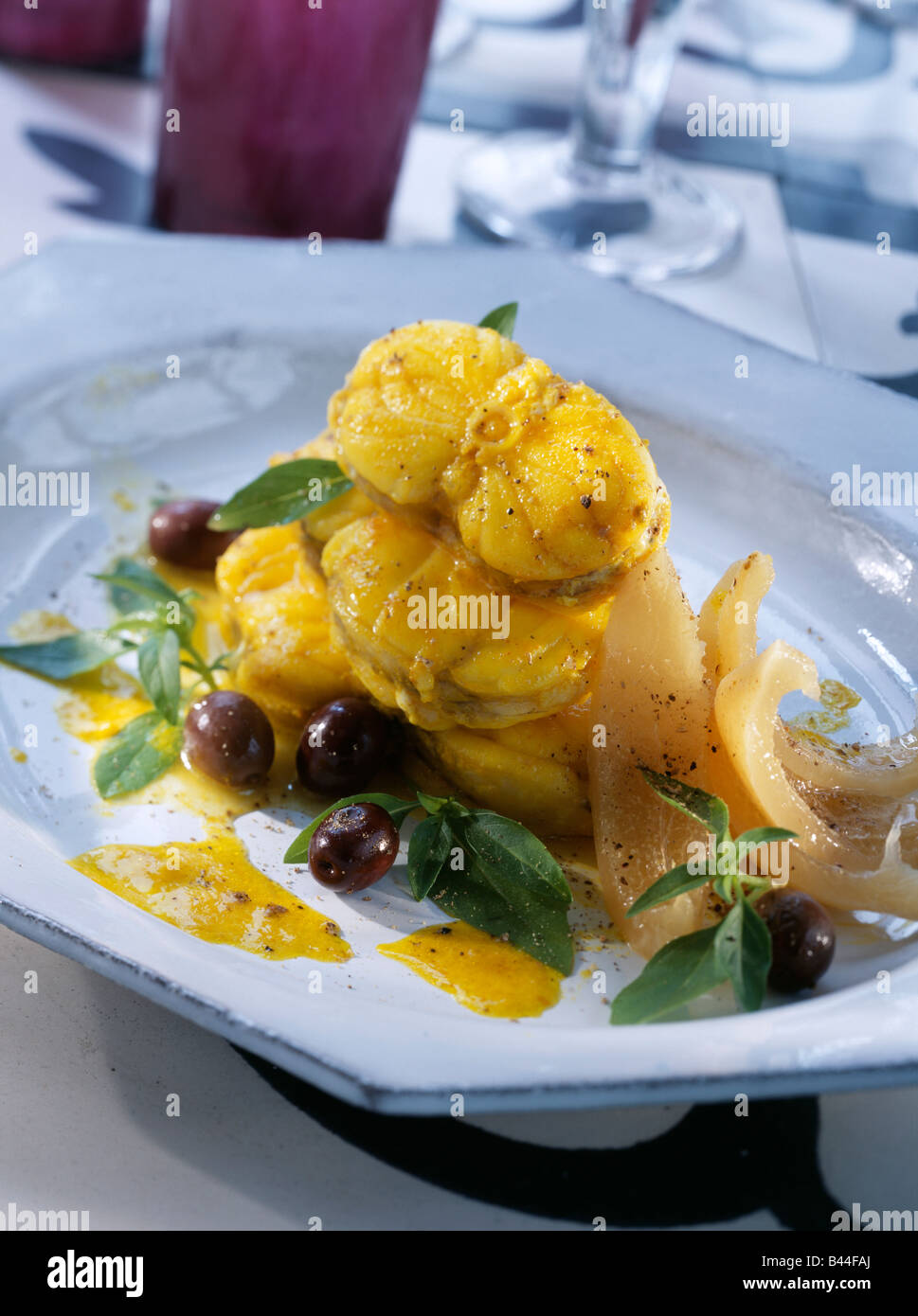 Monkfish confit citrus hi-res stock photography and images - Alamy