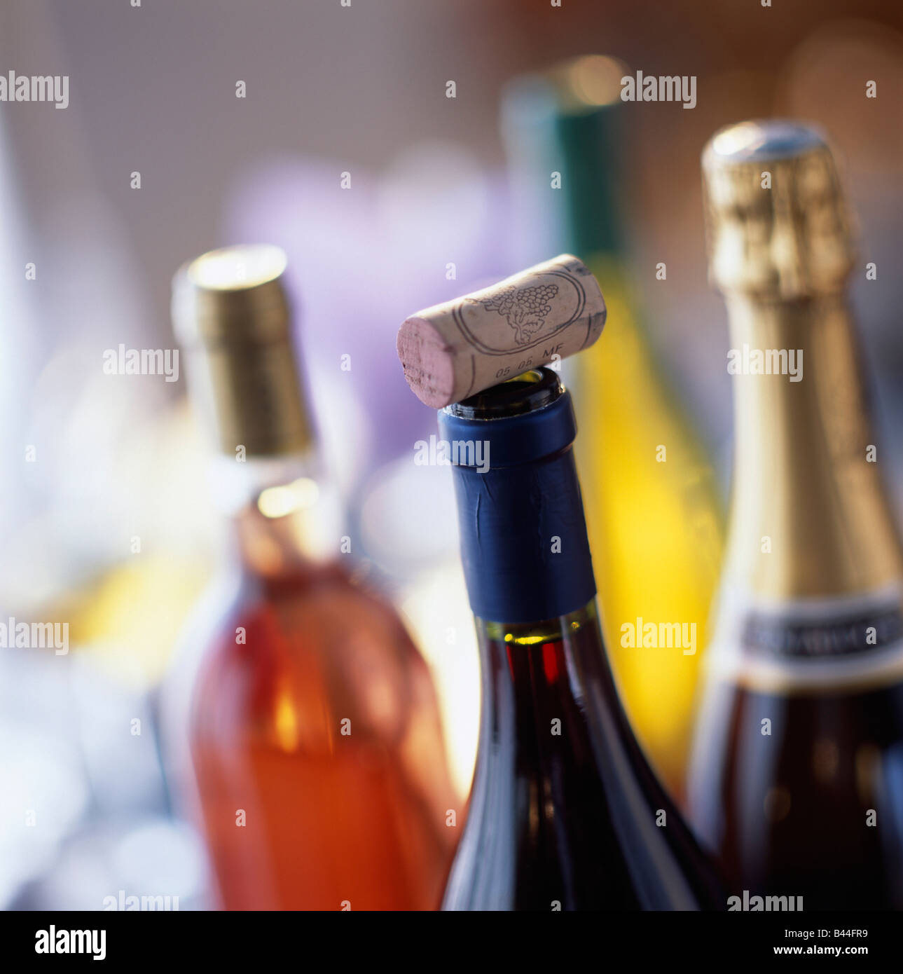 bottles of wine Stock Photo - Alamy