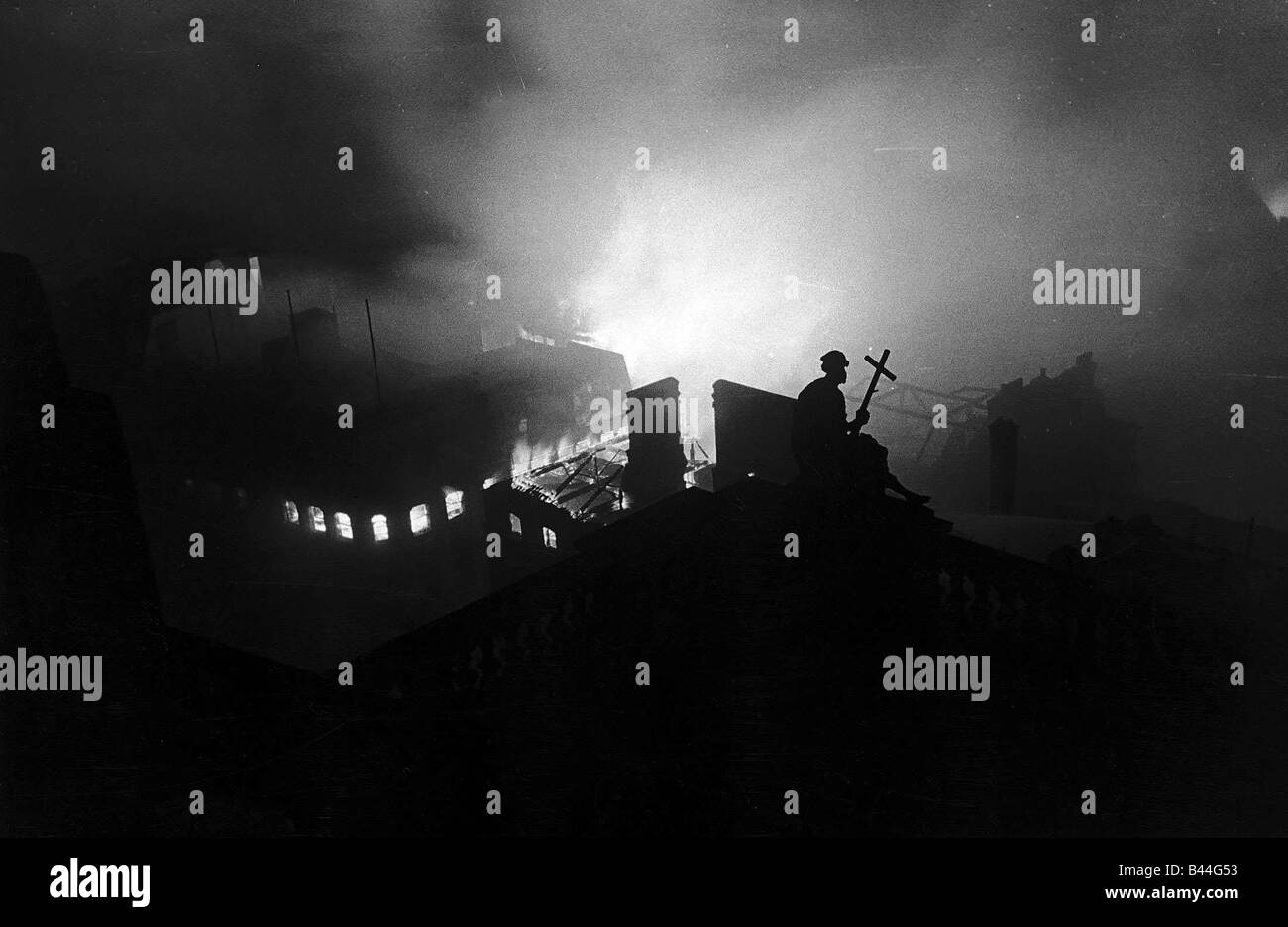 WW2 Air Raids Stock Photo - Alamy