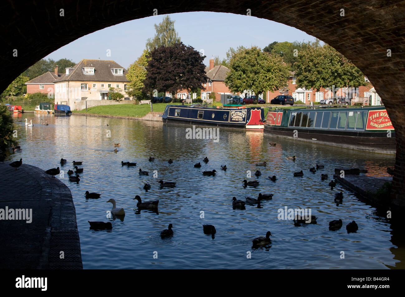 Hungerford town centre berkshire england uk gb Stock Photo - Alamy