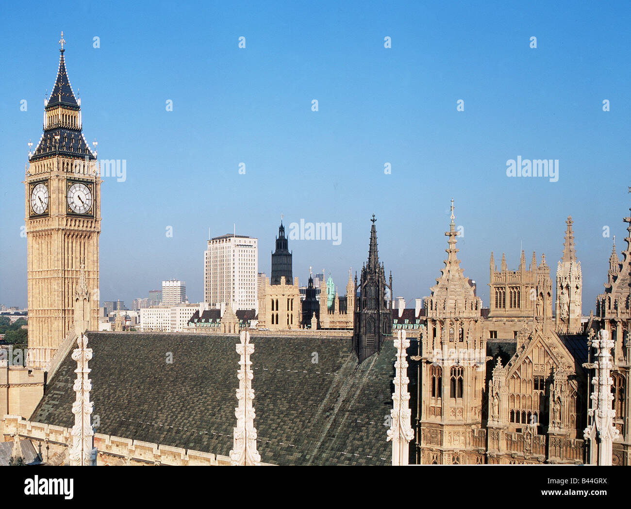 Big Ben and skyline London England Stock Photo - Alamy