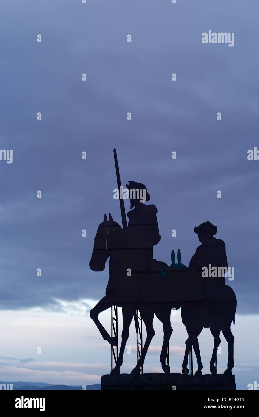 Don Quixote and Sancho Panza Travel in Spain Castila de la Mancha ...