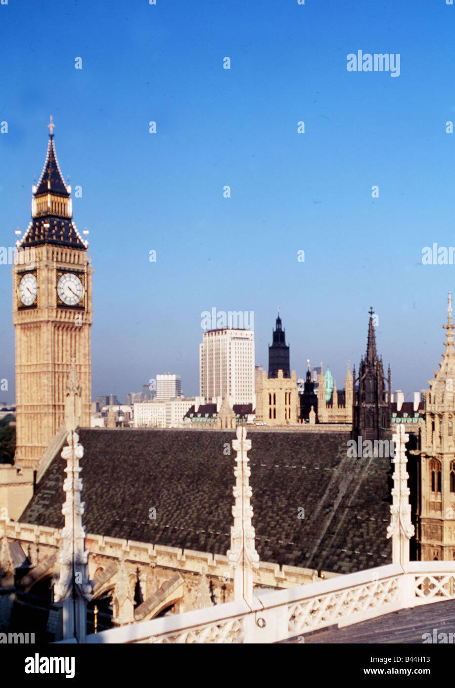 Big Ben and skyline London Stock Photo - Alamy