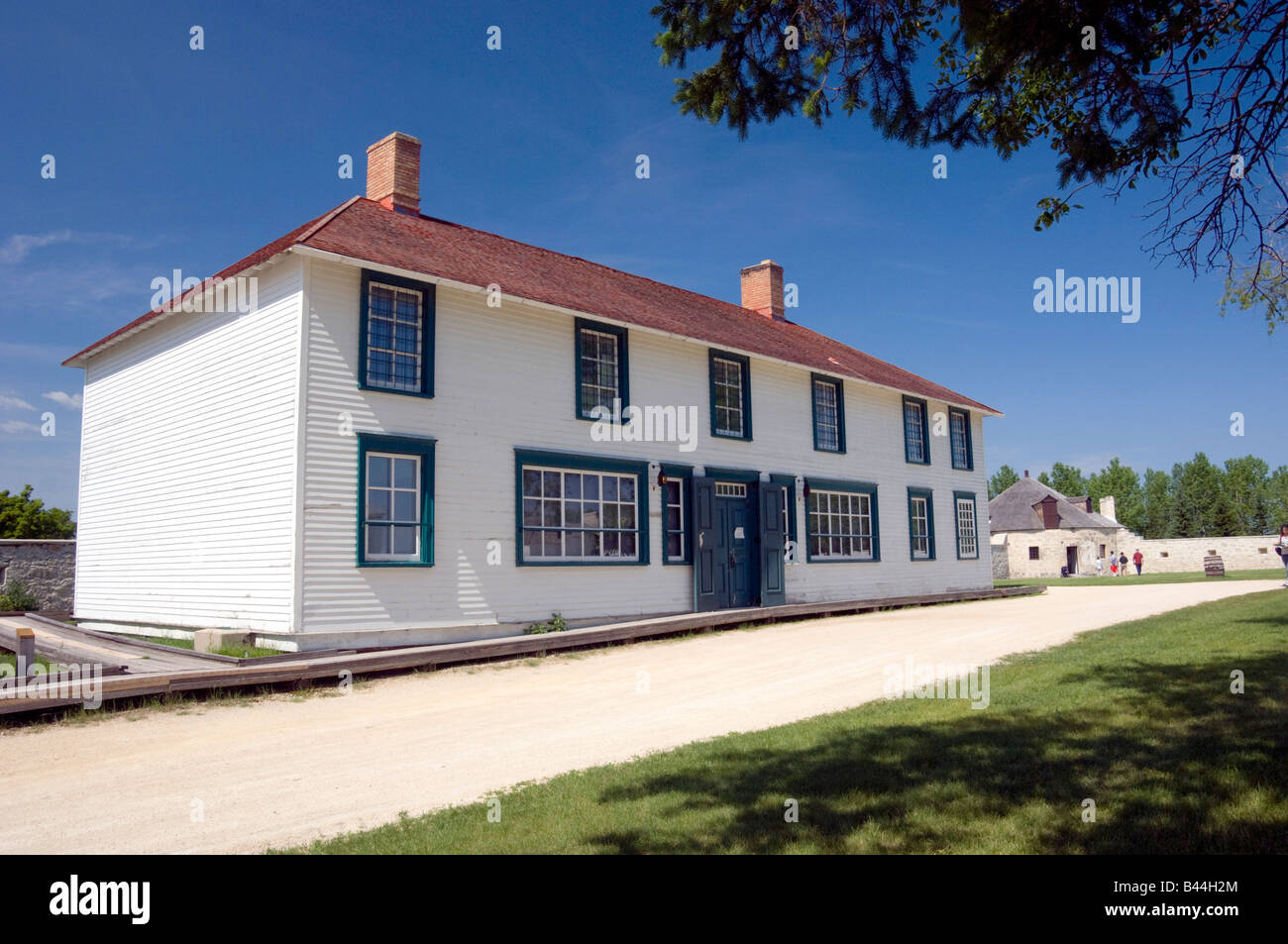Lower Fort Garry National historic park near Lockport Manitoba Canada ...