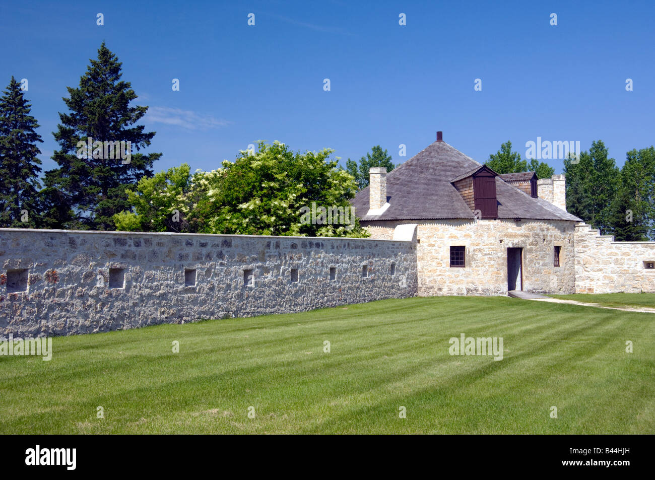 Lower Fort Garry National historic park near Lockport Manitoba Canada ...