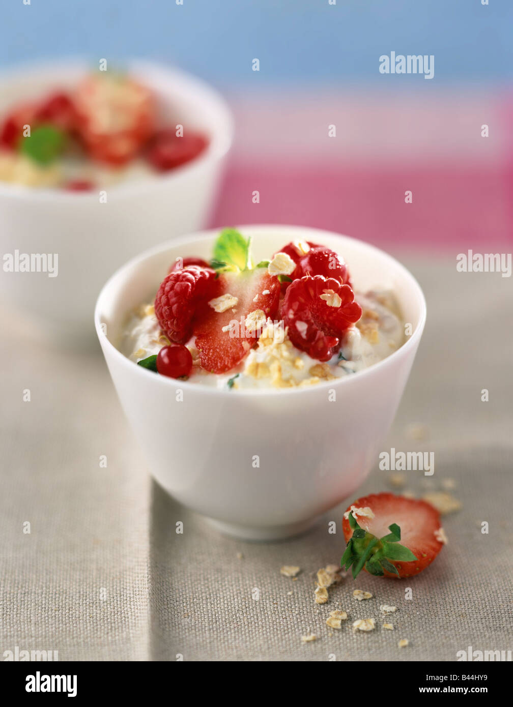 muesli with summer fruit Stock Photo - Alamy