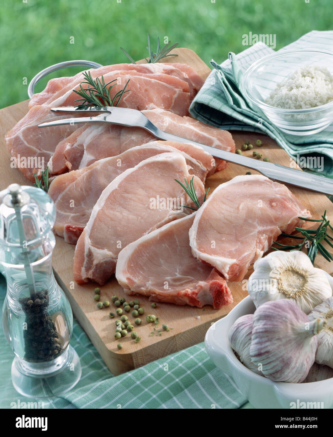 Porc chops hi-res stock photography and images - Alamy