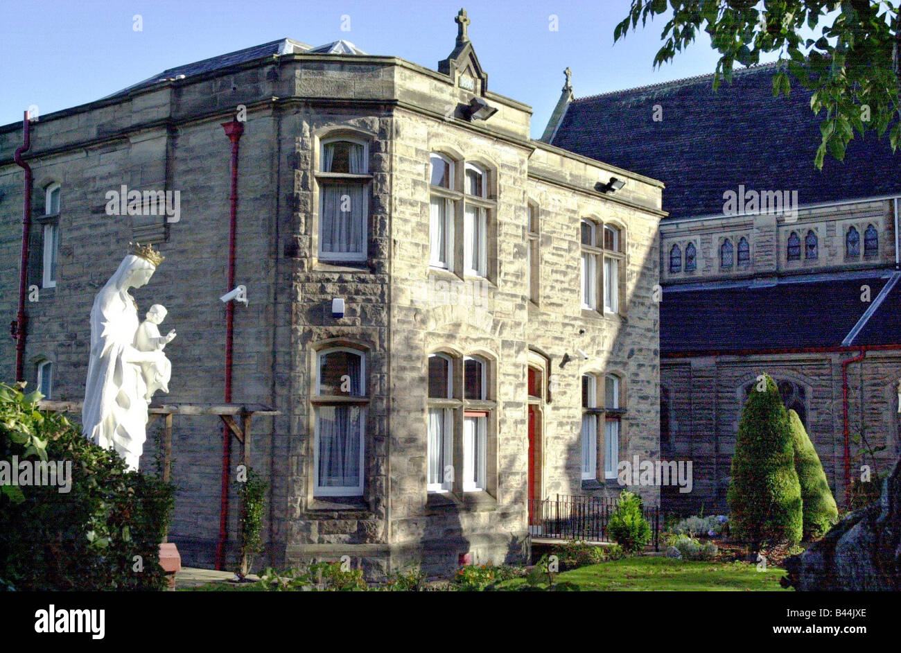 St Mary s Parish Coatbridge Parish Priest house Stock Photo - Alamy