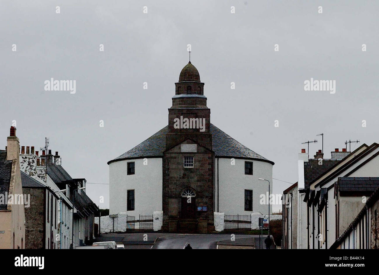 Bowmore Round Church Islay Stock Photo - Alamy