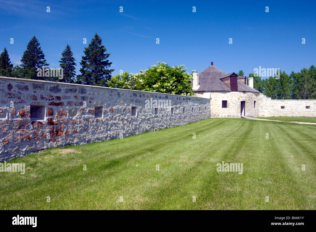 Lower Fort Garry National historic park near Lockport Manitoba Canada ...