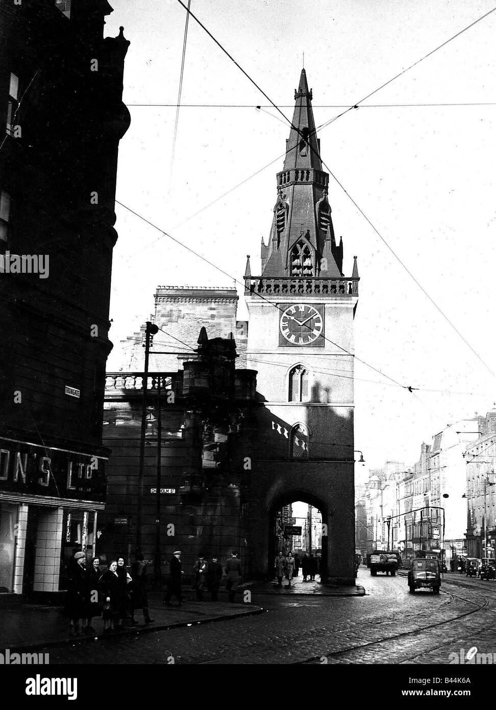 Tron Church Steeple Glasgow Trongate Argyle Street Stock Photo - Alamy