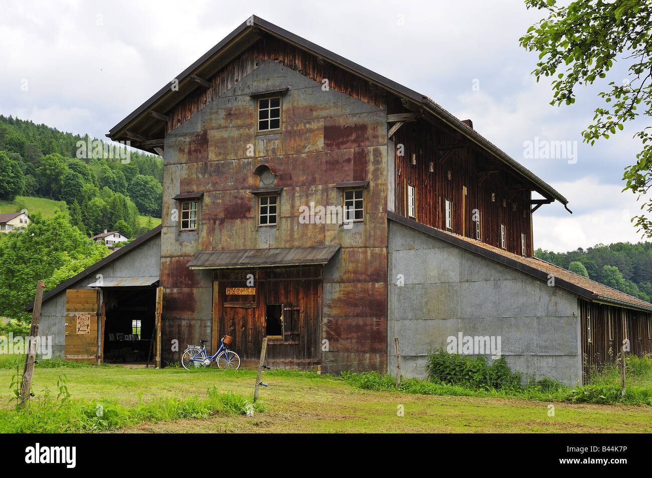 Absinthe drying house Stock Photo - Alamy