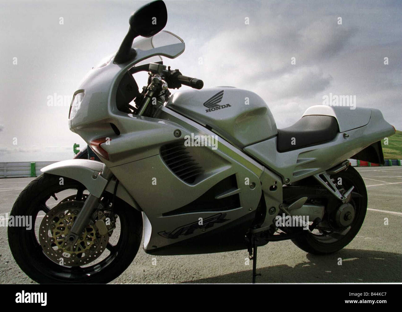 Honda VRF 750cc motorbike August 1997 Stock Photo - Alamy