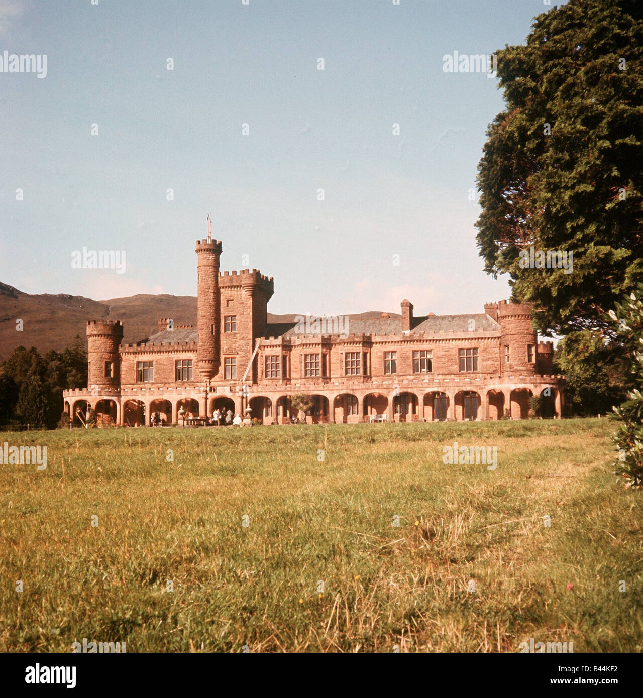 Kinloch Castle Rhum Scotland 1966 Stock Photo - Alamy