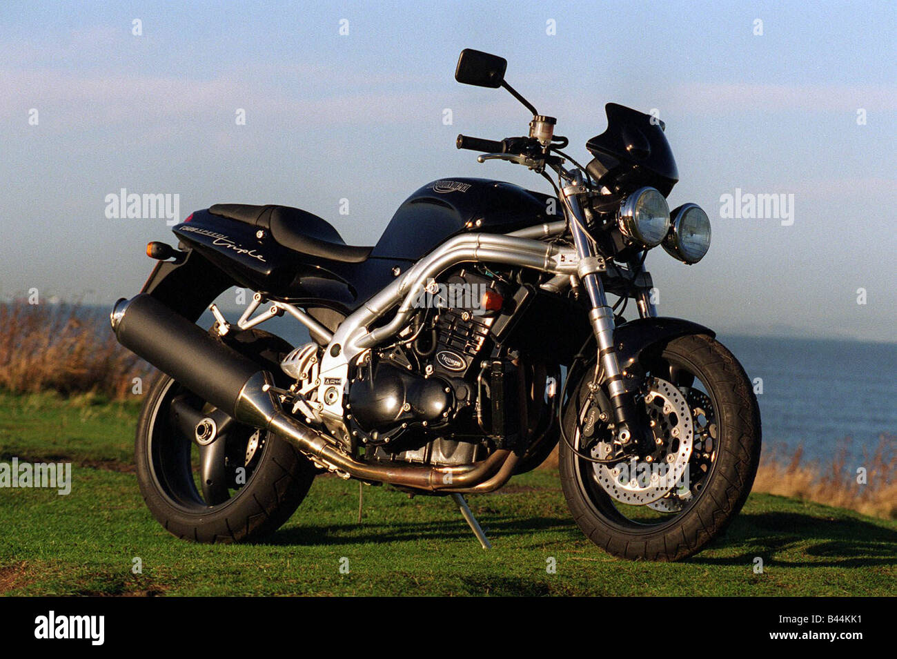 Triumph T509 speed triple motorbike December 1997 Stock Photo - Alamy
