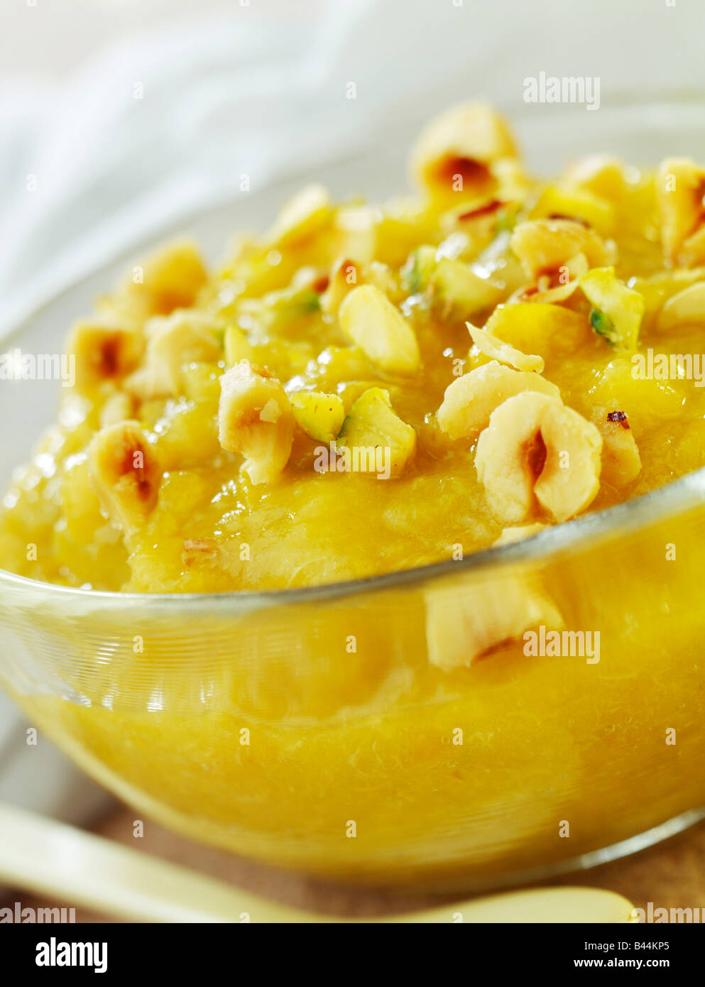 Yellow plum puree Stock Photo - Alamy