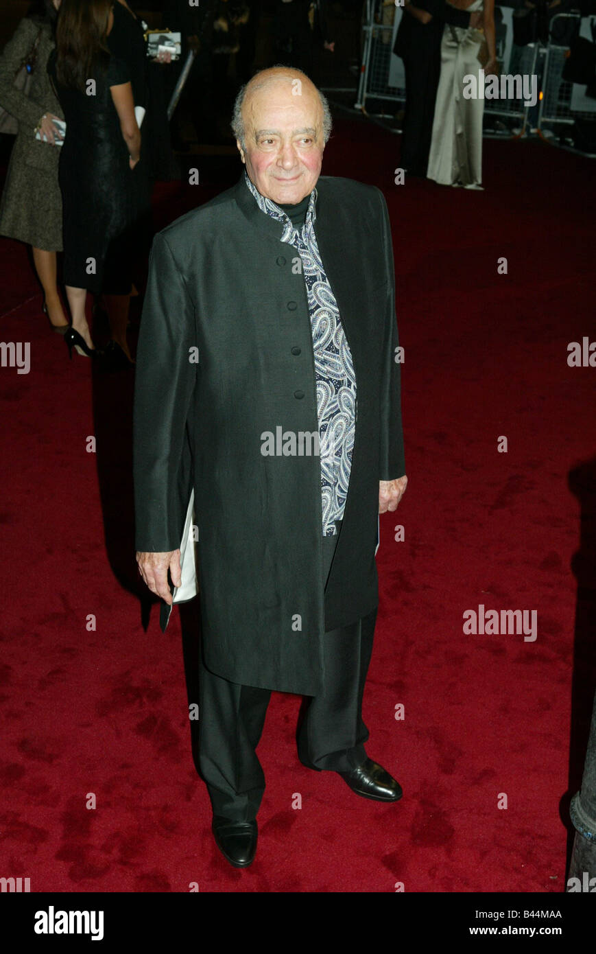 Mohammed Al Fayed arrives for the world premiere of the latest James ...